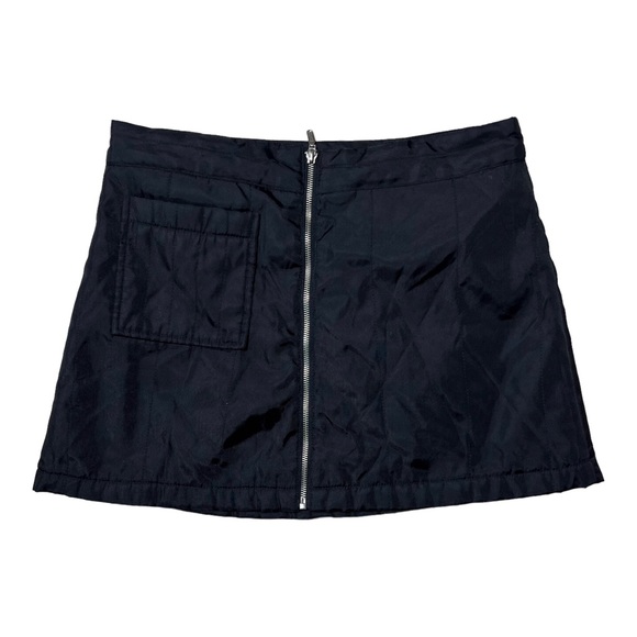 Fiorucci | Skirts | Vtg Fiorucci Nylon Zip Skirt Black | Poshmark